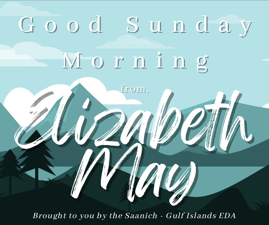 Good Sunday Morning - May 7 | Elizabeth May