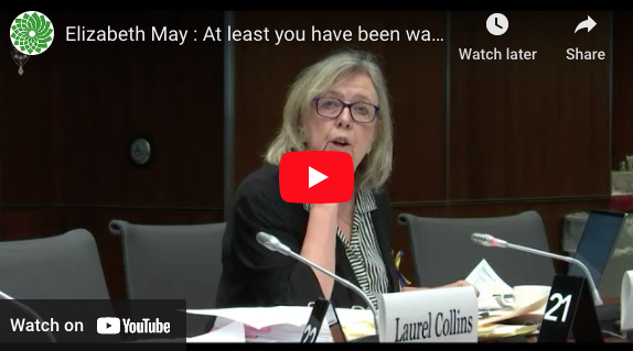 At least you have been warned | Elizabeth May